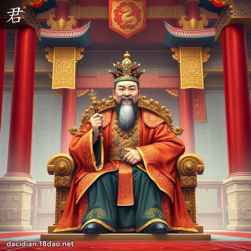 漢字君 注音ㄐㄩㄣ部首口 《國語大辭典》📘